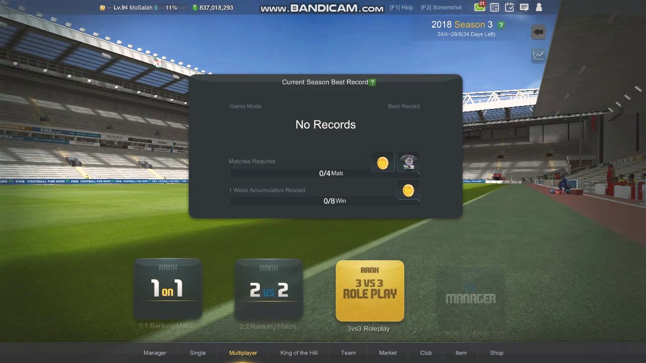 FIFA Online 3 • Legendary A Manager Mode Formation and Strategy • April ...
