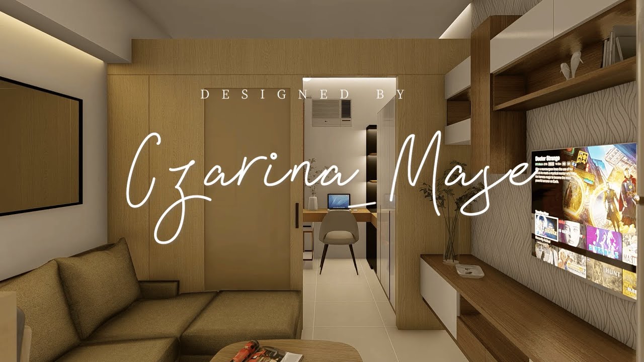 UNIQUE CONDO INTERIOR DESIGN| STUDIO TYPE| 1 BEDROOM|SMDC |3.5X7 METERS ...