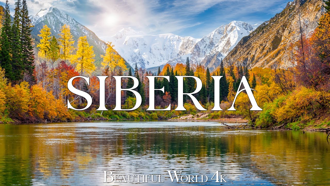 Siberia 4K - Stunning Autumn Scenery with Golden Forests and Lakes ...