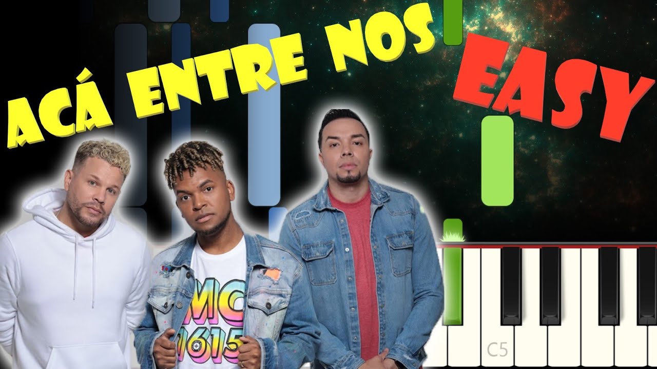 Acá Entre Nos - Alex Zurdo, Funky, Redimi2 | Piano Tutorial Fácil - YouTube