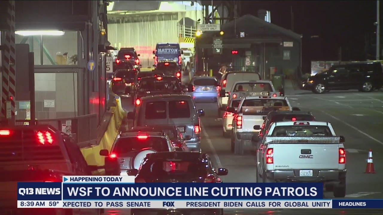 Washington State Ferries announce line-cutting patrols | Q13 FOX ...