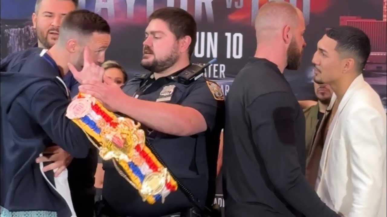 FACE OFF JOSH TAYLOR VS TEOFIMO LOPEZ - YouTube