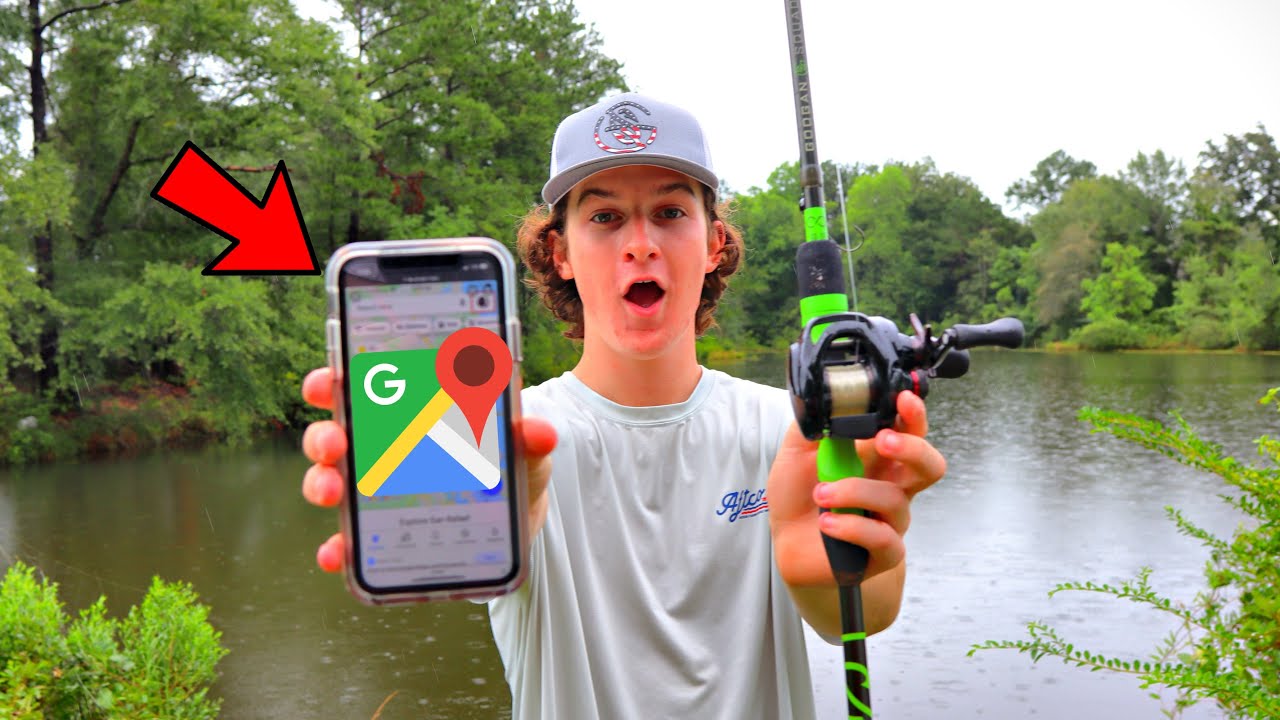 Finding A New Hidden Pond With Google Maps (Is It Any Good?) - YouTube
