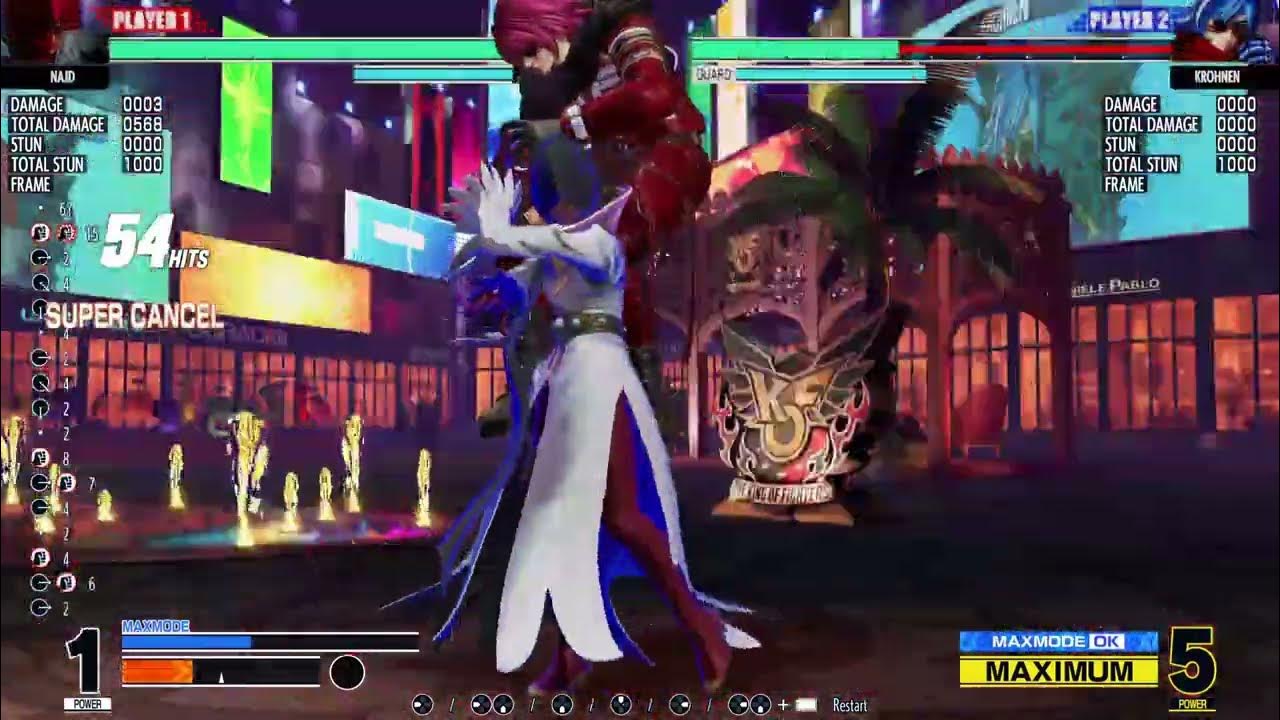 KOF XV Short Combo Exhibition Najd 05 - YouTube