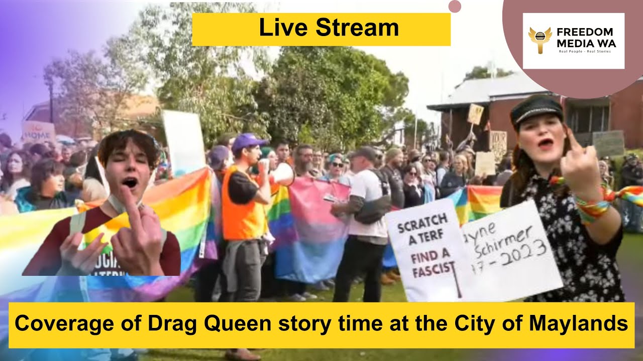 Live Stream: Drag Queen story time - Maylands Library - YouTube
