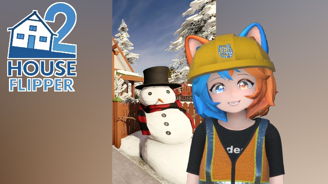 [Vertical] Cozy Christmas Decorating [House Flipper 2 stream] - YouTube