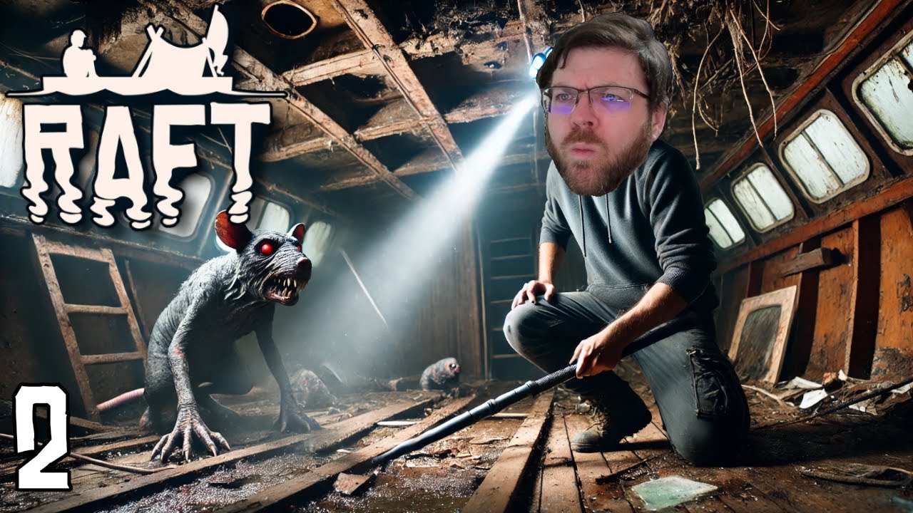 Upgrading My Raft into a Boat and Exploring A Dead Yacht! | Raft - Part ...