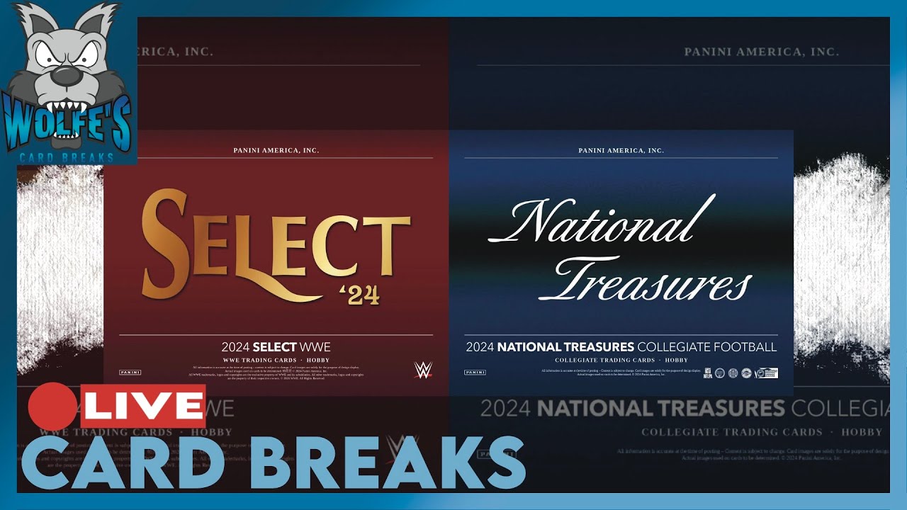 Wolfe's Card Breaks Live Group Breaks - YouTube