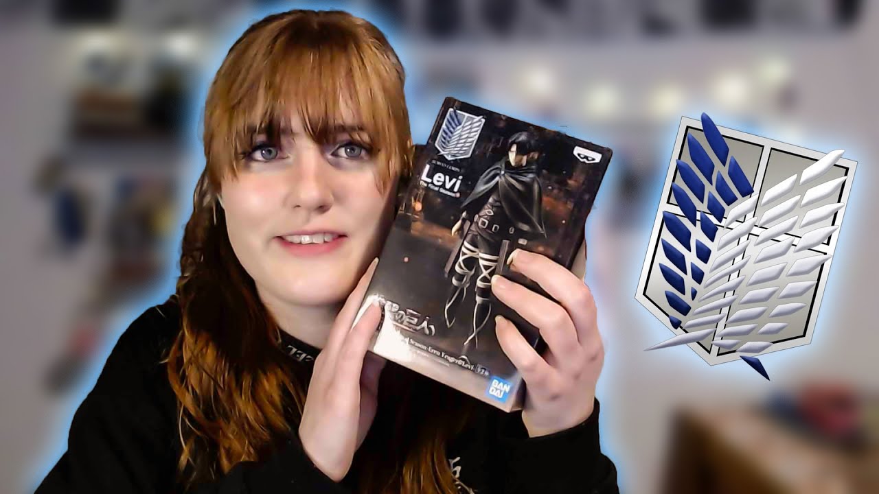 ASMR ♡ Unboxing and Tapping on Attack on Titan Levi (Box) 💖 - YouTube