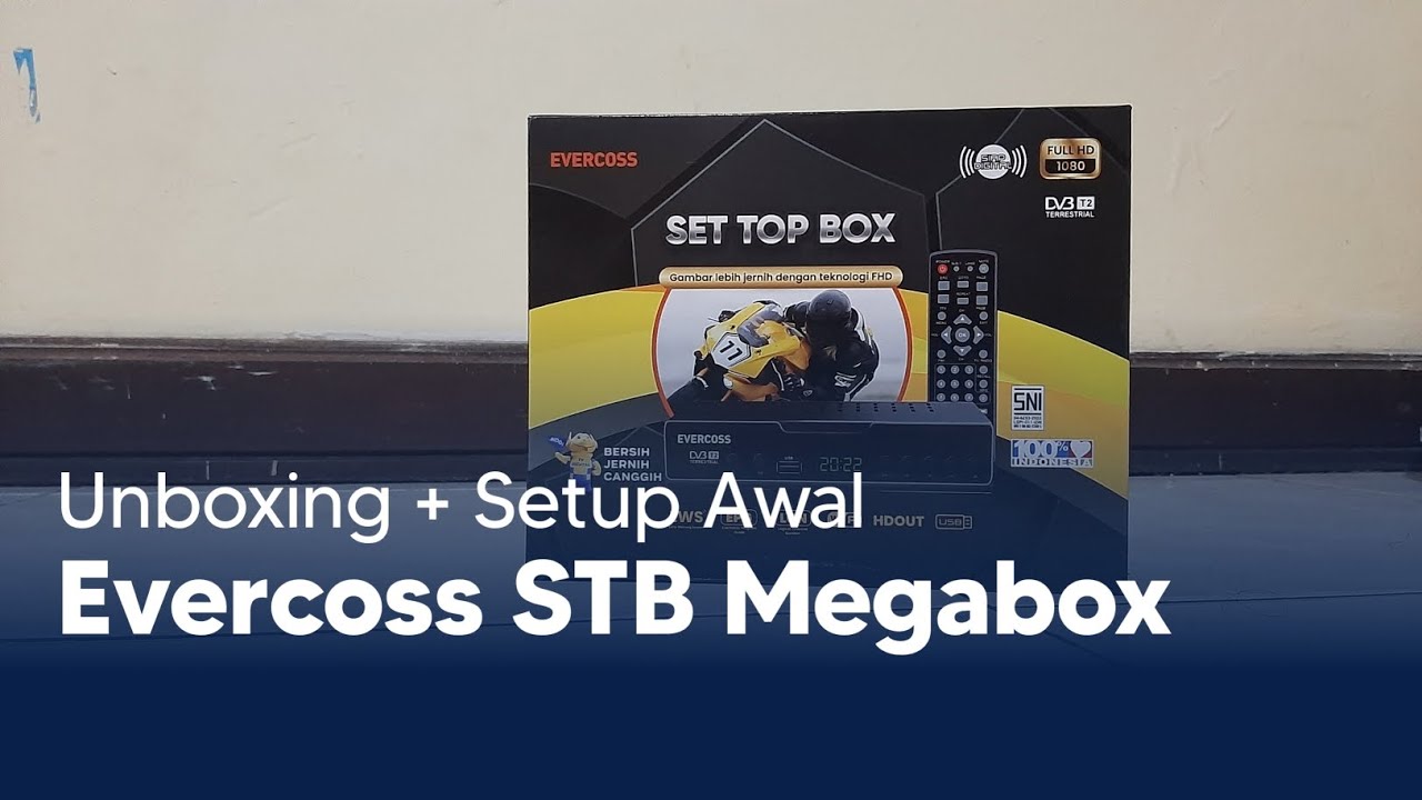 Unboxing + Setup Awal Evercoss STB Megabox - YouTube