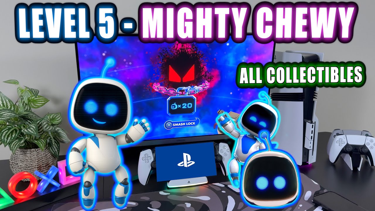 Astro Bot – Level 5 Mighty Chewy (PS5 Pro Gameplay | Boss Battle) - YouTube