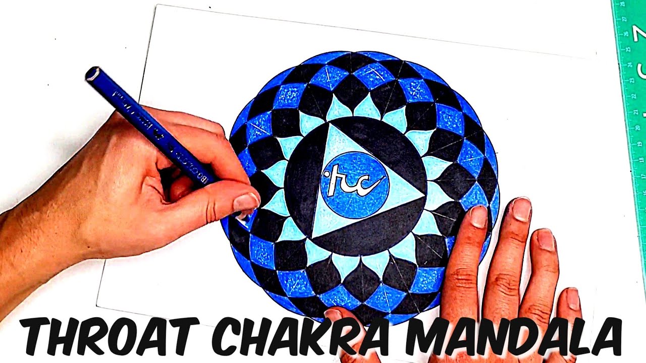 How to Draw a Throat Chakra | Step by Step Sacred Geometry Tutorial ...
