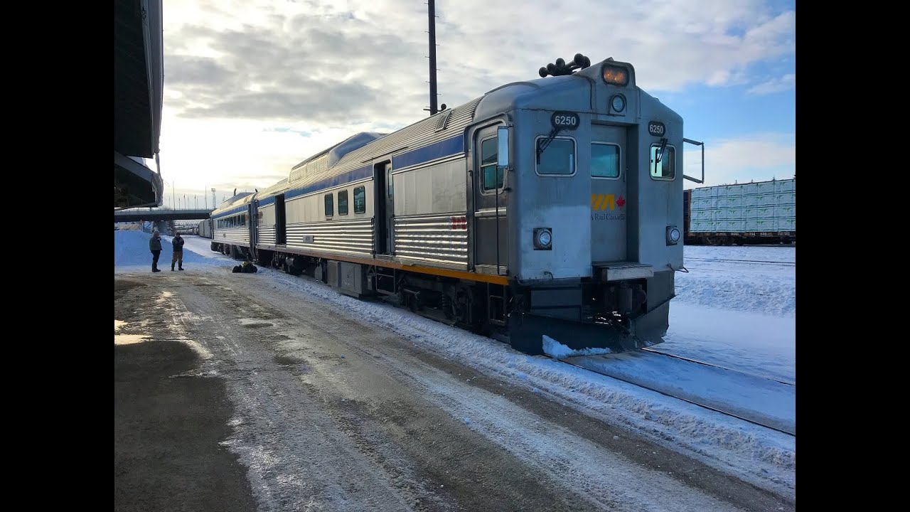 Riding the Budd Car train into the Bush - YouTube
