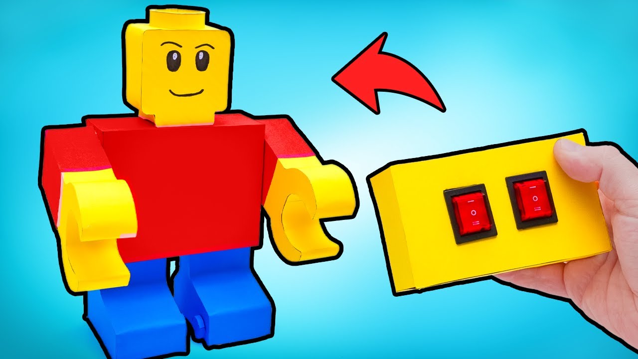 How to Build a Giant Robot That Actually MOVES! 🎮🤯 LEGO Inspired Craft ...