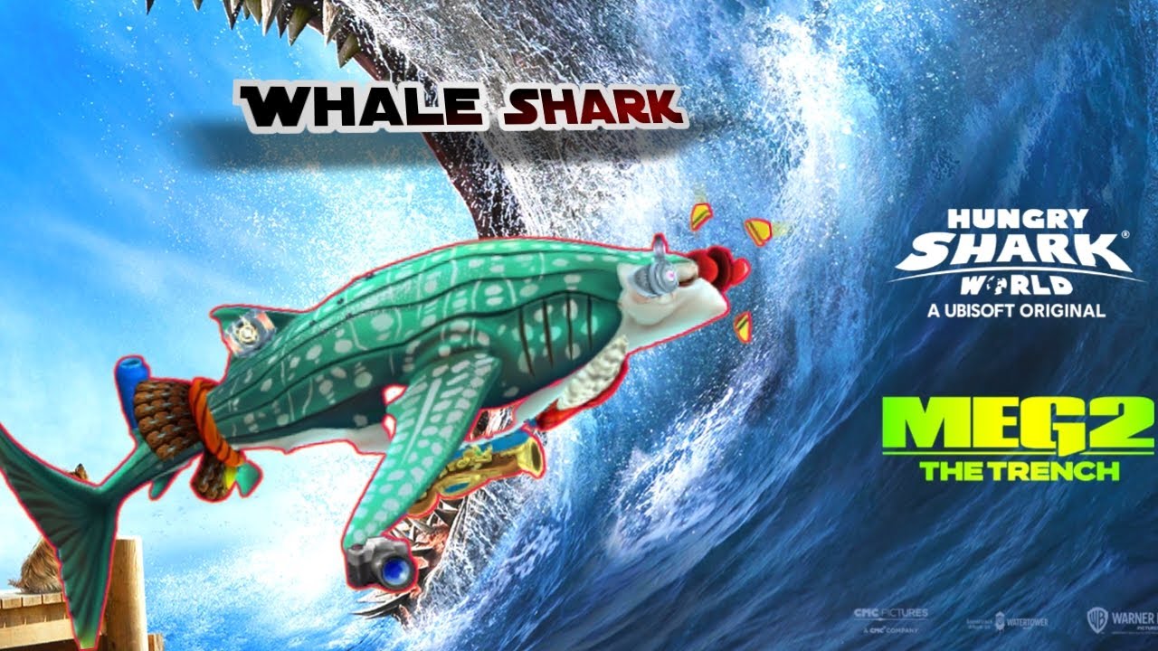 Whale Shark - Hungry Shark World - Unlocked Gems and Coins mod (MEG 2 ...