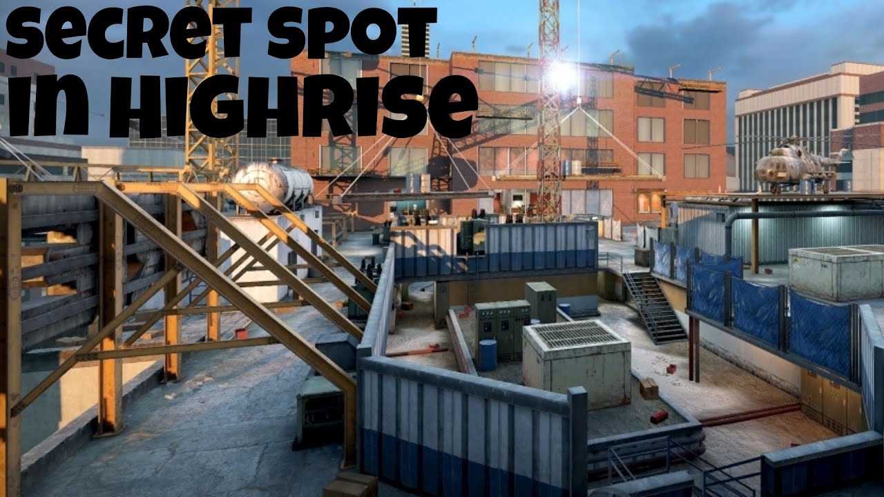 call of duty high rise secret spot - YouTube