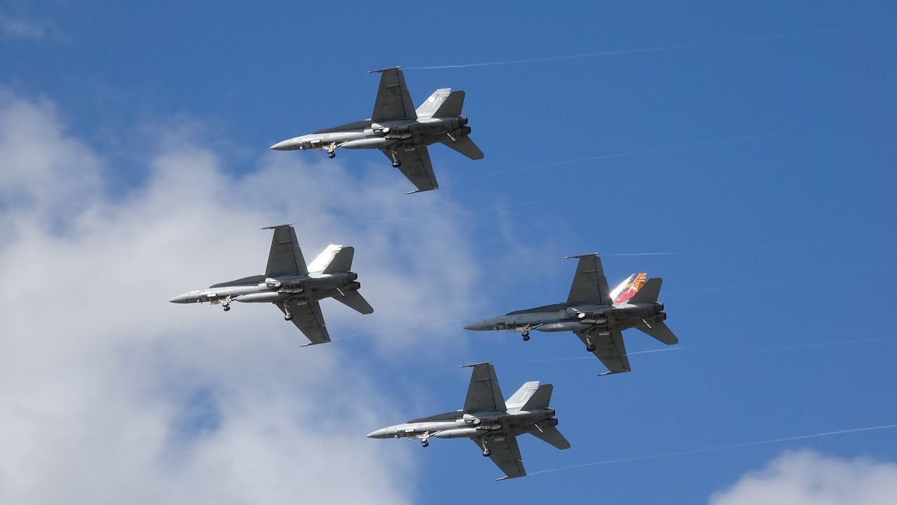 77 Squadron 4 Ship Demo RAAF Williamtown - YouTube