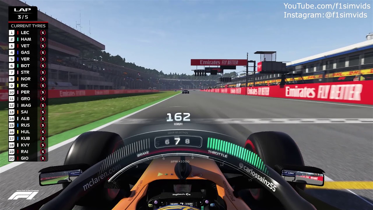 F1 2019 TV Hud - YouTube