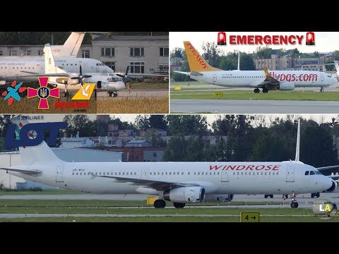 Spotting in Lviv | 50 YEARS OLD Antonov An-24B and EMERGENCY RETURN at Lviv Airport