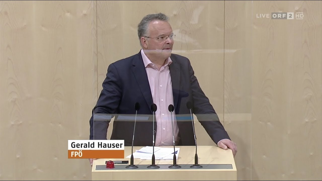 Gerald Hauser - Budget 2020 (Mobilität, Verkehr) - 27.5.2020 - YouTube