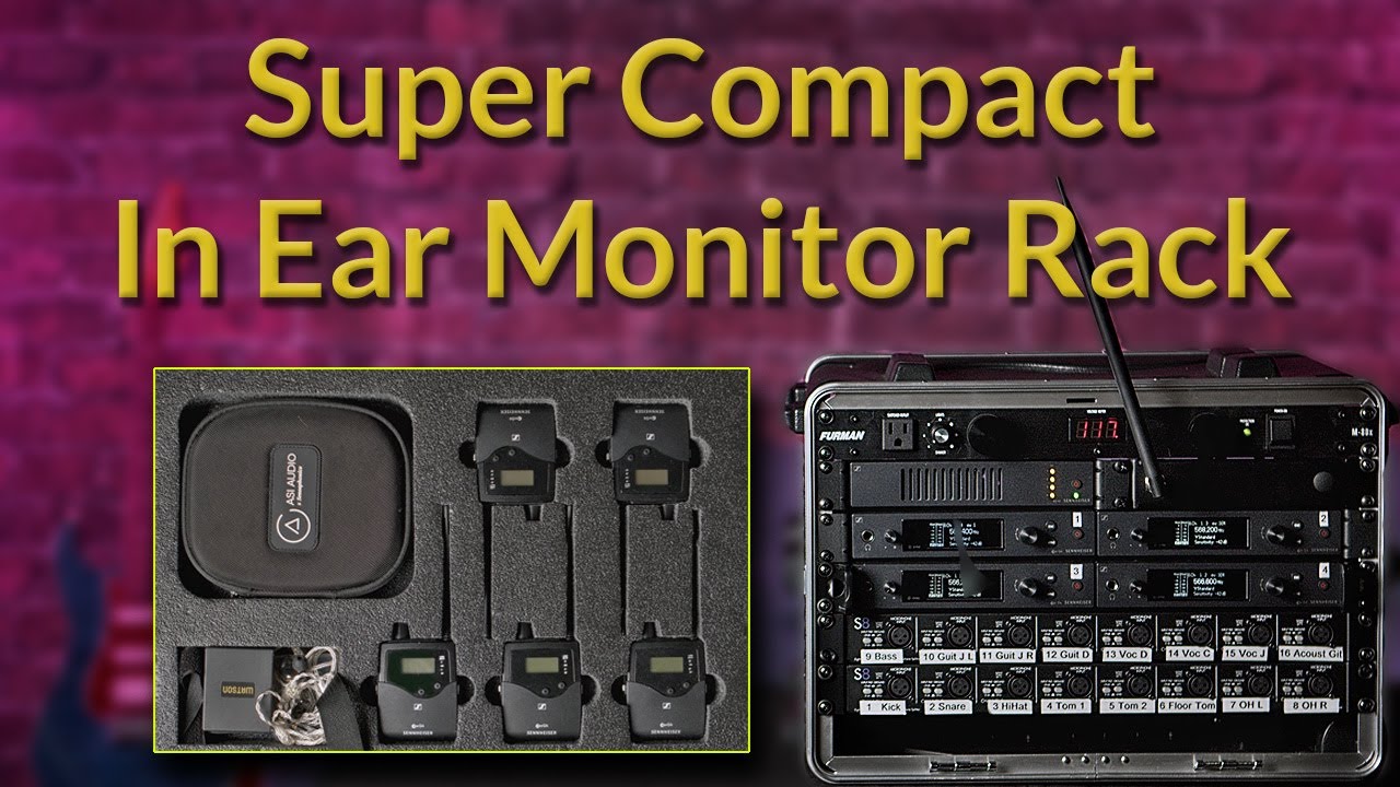 Super Compact In Ear Monitor Rack - YouTube