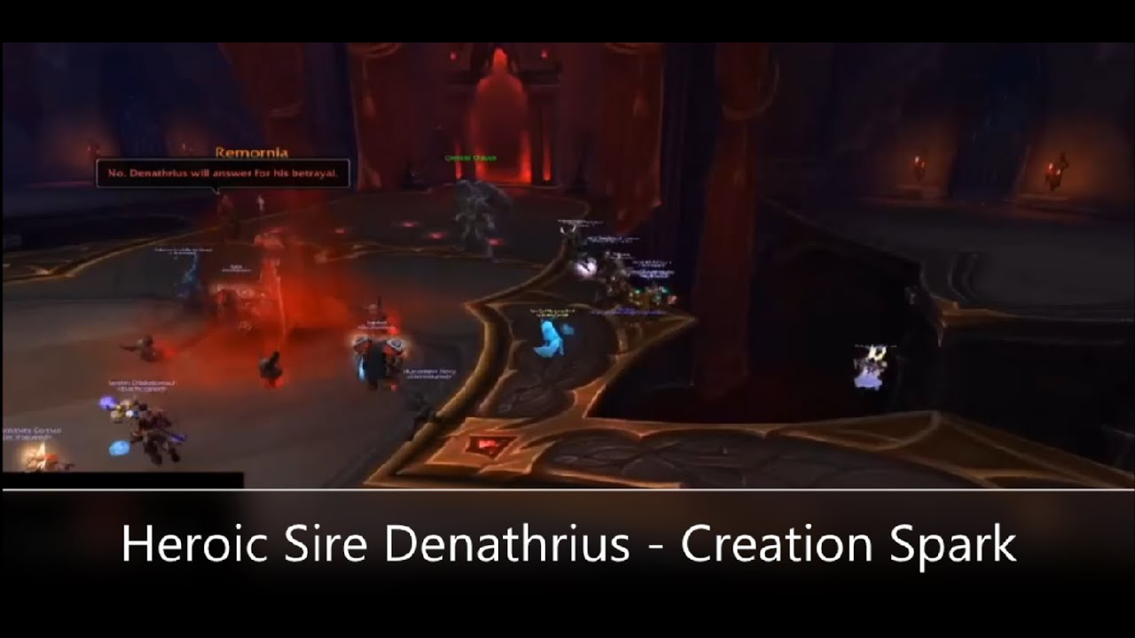 Heroic Sire Denathrius Creation Spark WoW SL's Season 4 w/ Dispell ...