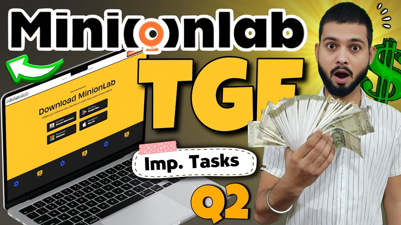 Minionlab Airdrop TGE Imp. Tasks - YouTube