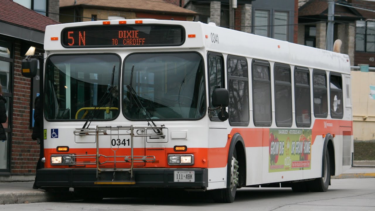 [RETIRED] (Ride video) MiWay 0341 on route 5 Dixie - YouTube