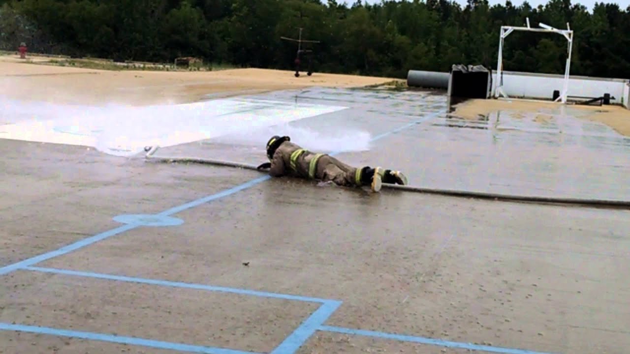 Loose fire hose afc funny crusaders - YouTube