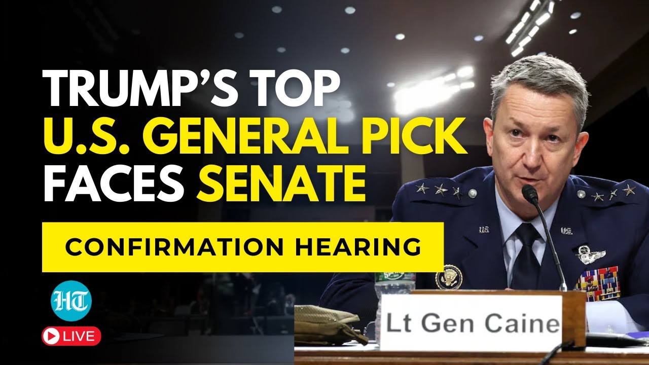 Senate Hearing LIVE | Lt. Gen. Dan “Razin” Caine Confirmation Hearing ...