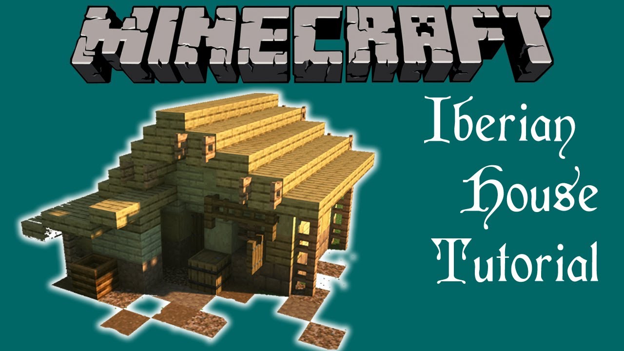 Minecraft Tutorial: How to Make an Iberian House [0AD] - YouTube