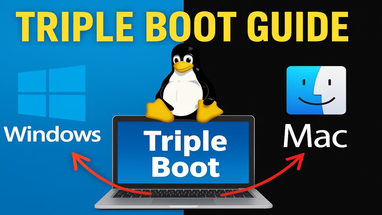 How to Install macOS, Windows & Linux (Triple Boot Guide) - YouTube