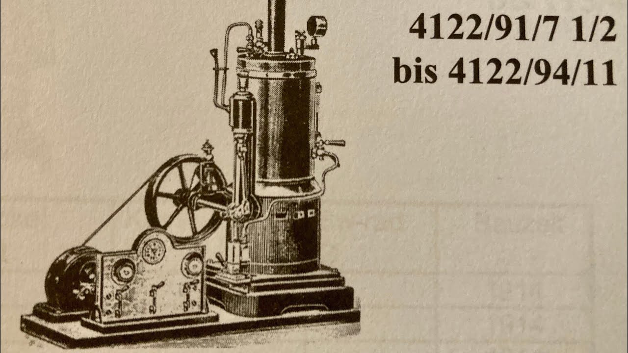 Märklin 4122 / 11 Dampfmaschine steam engine - YouTube