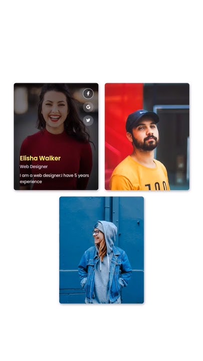 Html Css Card Hover Effect Shorts Viral Youtube
