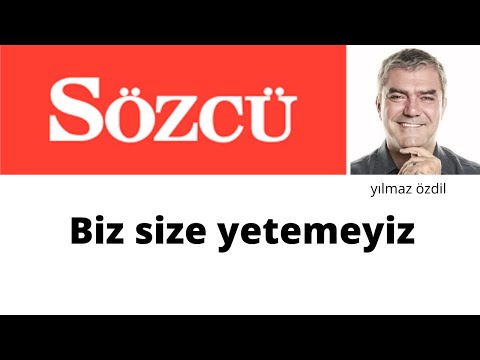 Biz size yetemeyiz sesli köşe yılmaz özdil - sesli makale bol keseden yılmaz özdil