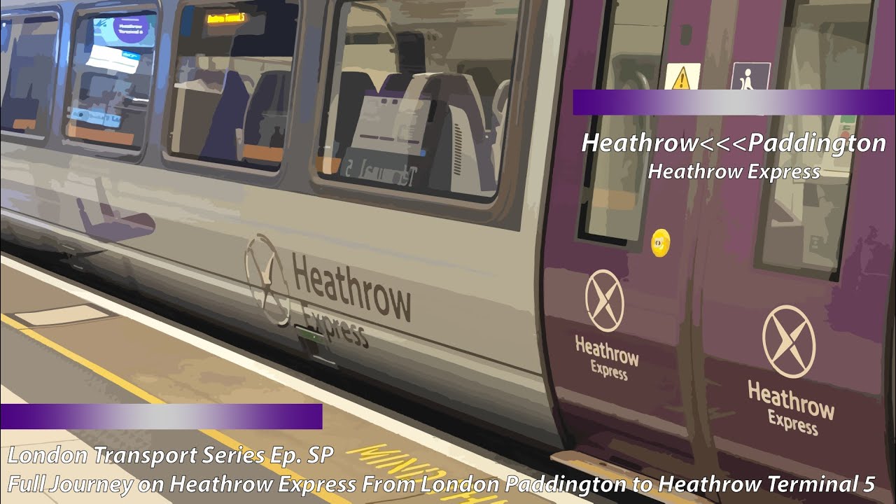 Full Journey on Heathrow Express Class 387 From London Paddington To ...