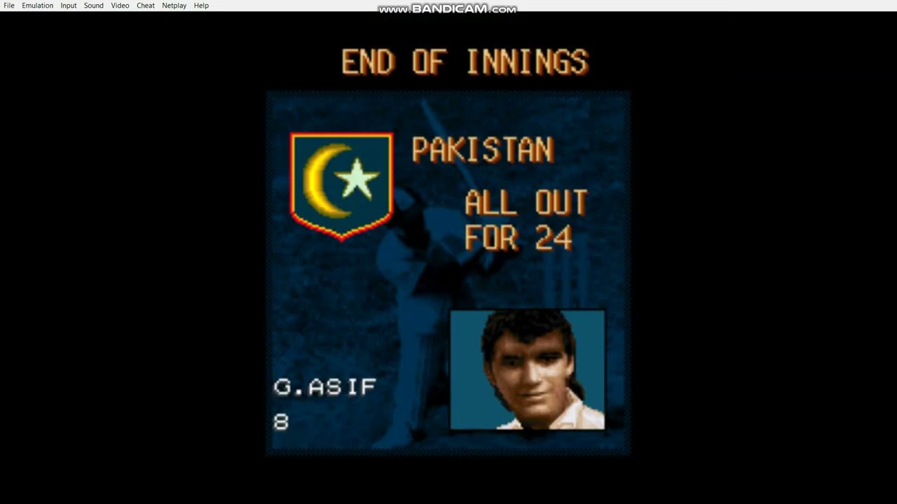 International Cricket (1992) Nintendo Entertainment System (NES ...
