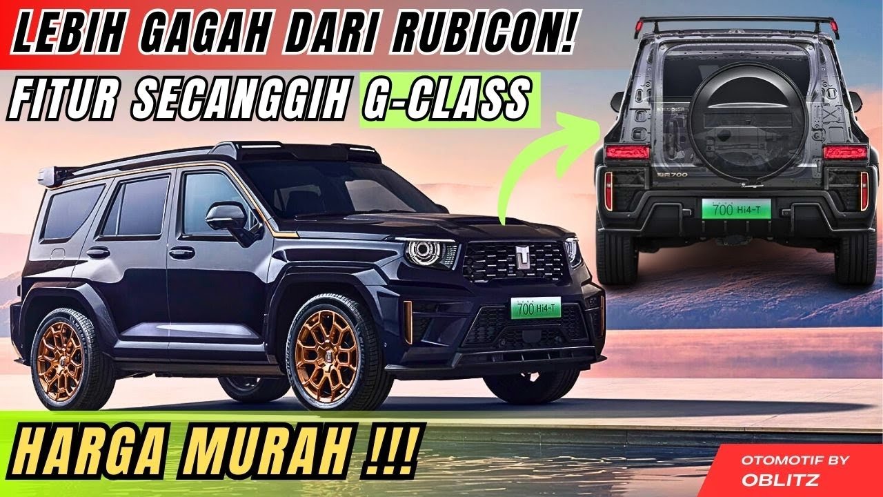 PECAH‼ JEEP RUBICON CINA INI PUNYA DIMENSI LEBAR, TENAGA BUAS, HARGA ...