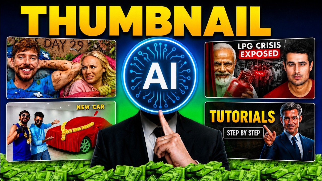 How to Make Viral Thumbnails Using Ai | AI THUMBNAILS | Ai thumbnail ...
