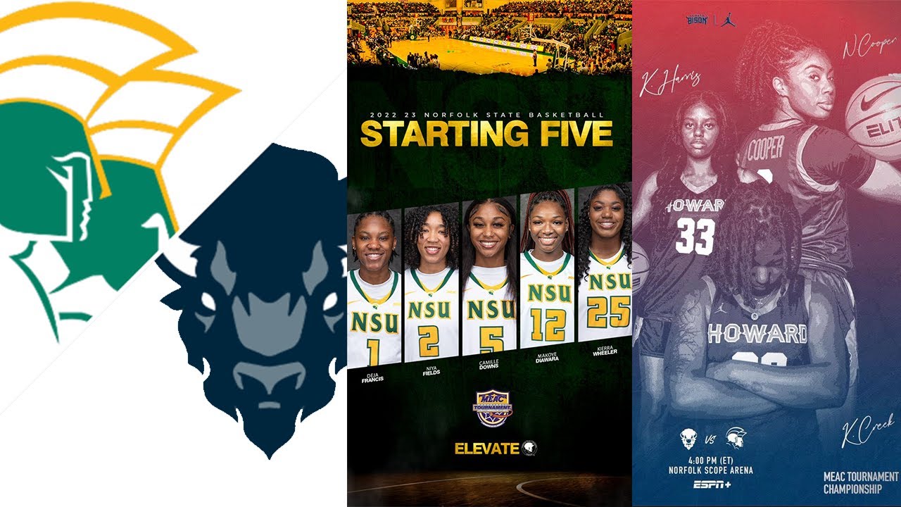 (1) Norfolk State vs (3) Howard | 2023 MEAC Tournament: Championship ...