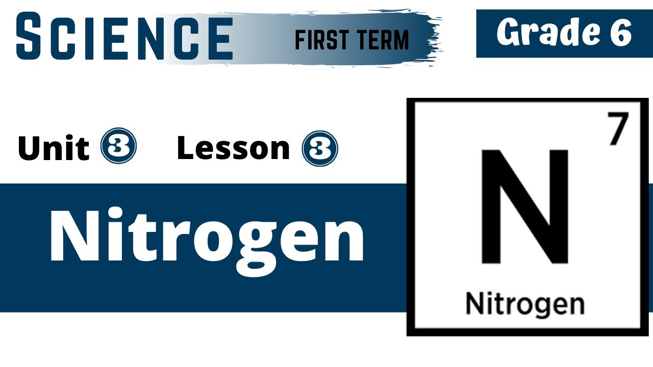 Science | G6 | Nitrogen | Unit Three | Lesson Three - YouTube