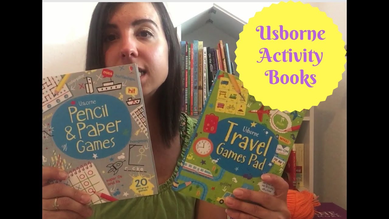 Usborne Books More Activity Books Travel Games Pad Crosswords And