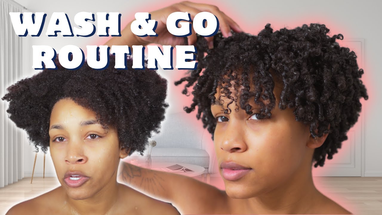 My Ultimate Wash and Go Routine: Super Defined Curls! | Short Type 4b ...