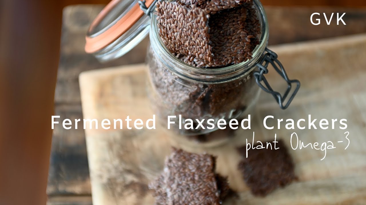 Fermented Flaxseed Crackers - YouTube