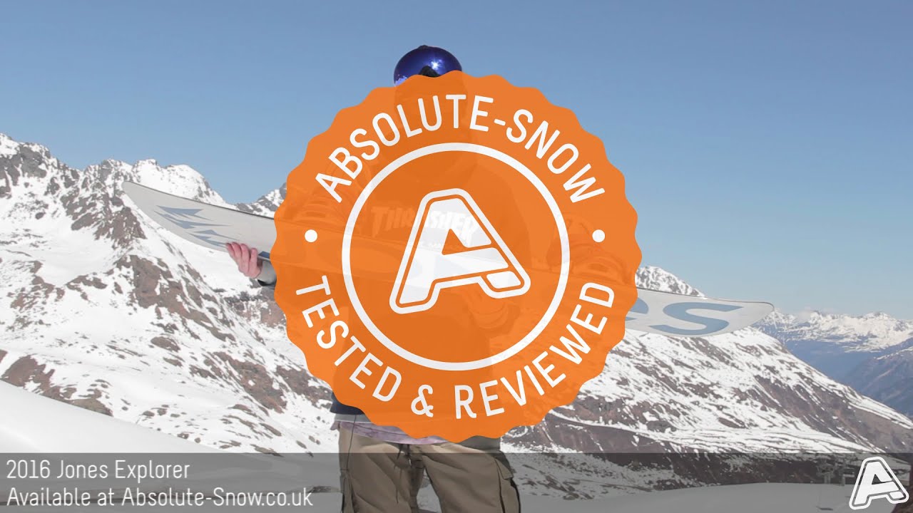 2015 / 2016 | Jones Explorer Snowboard | Video Review - YouTube