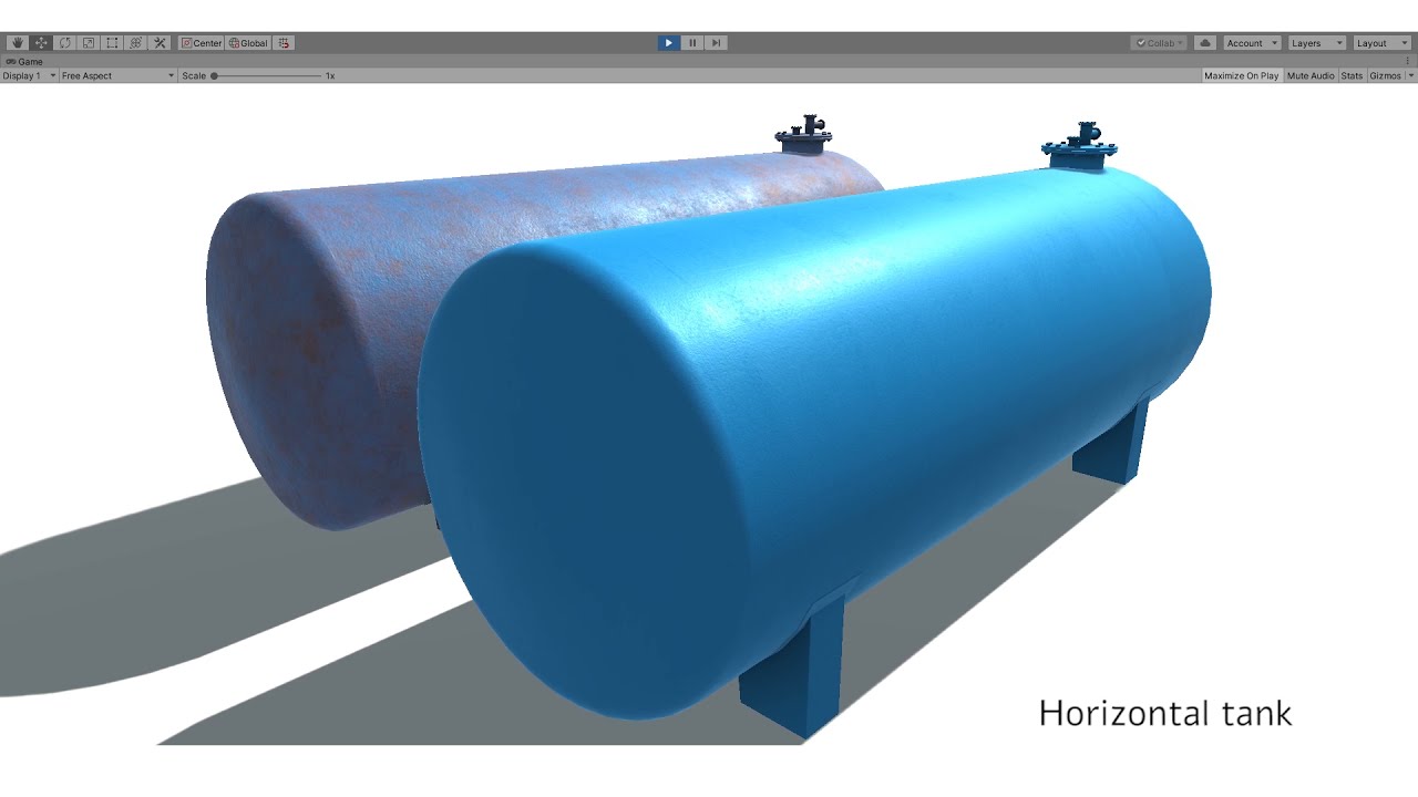 Horizontal tank - YouTube