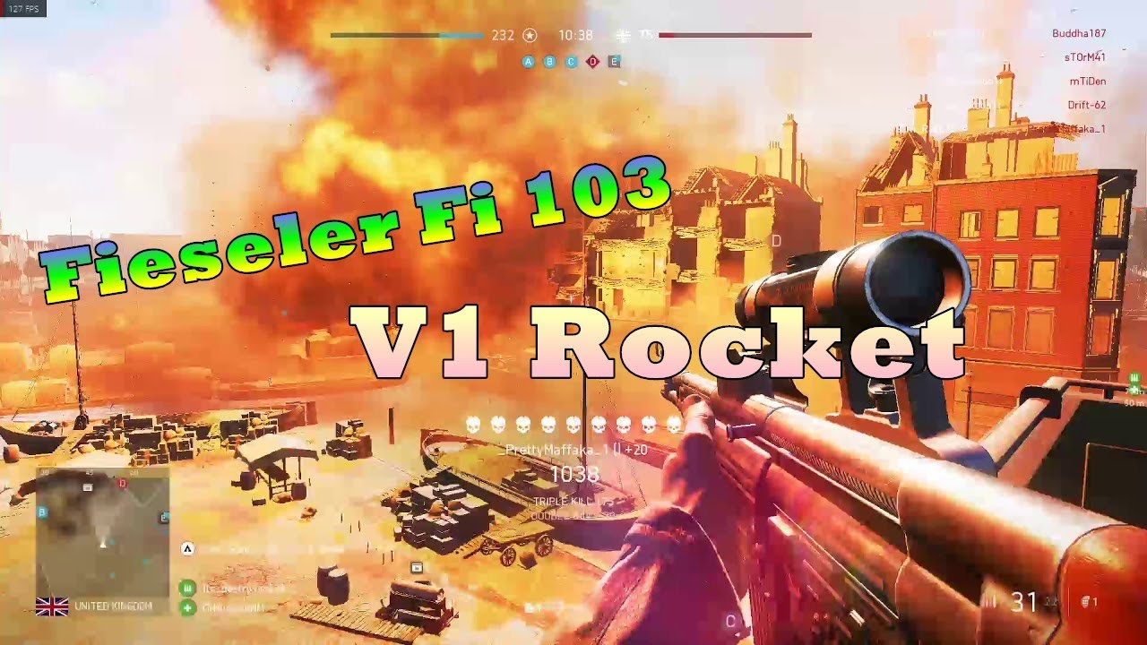 Battlefield V V1 Rocket - YouTube