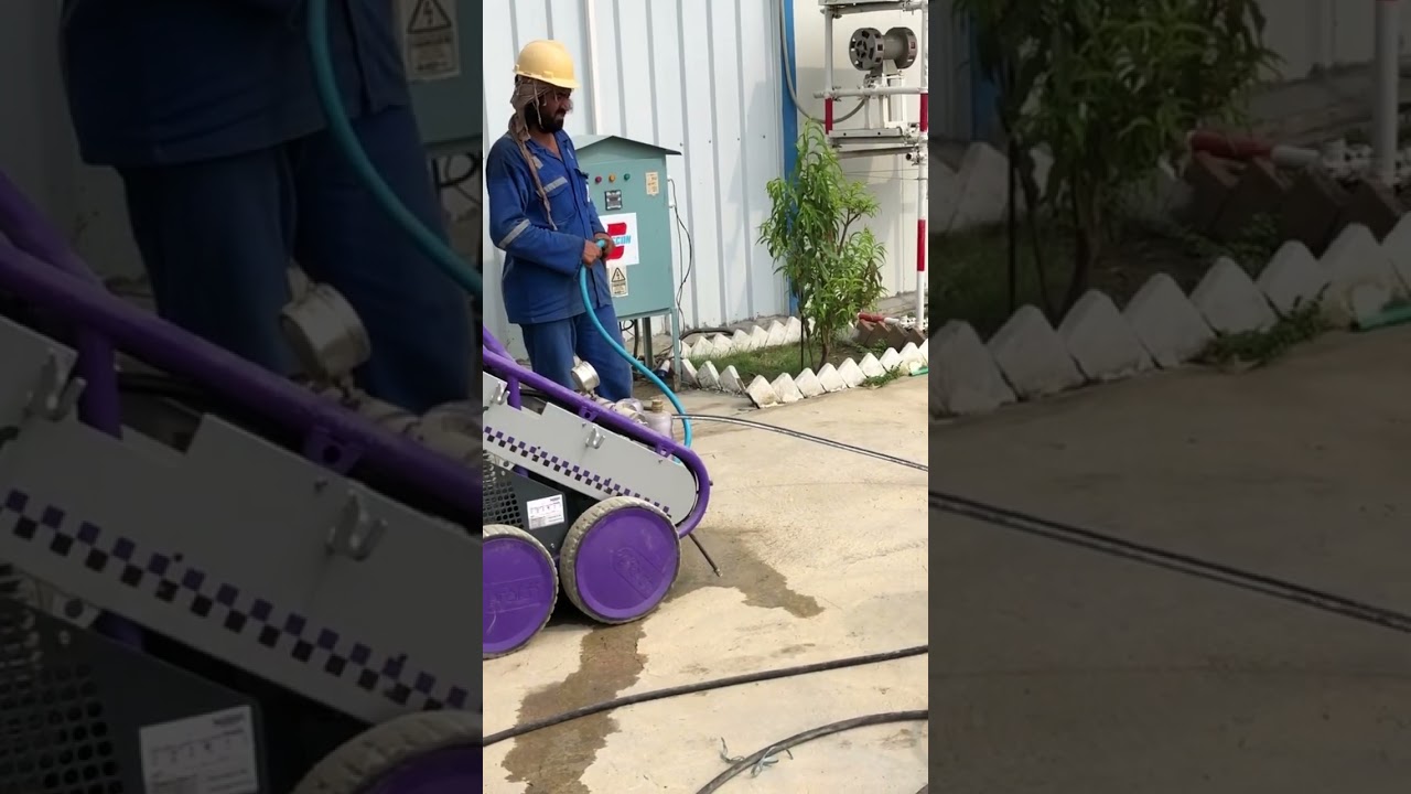 High Pressure Hydro Jet Machine Testing at Mohmand Dam Hydro Power ...