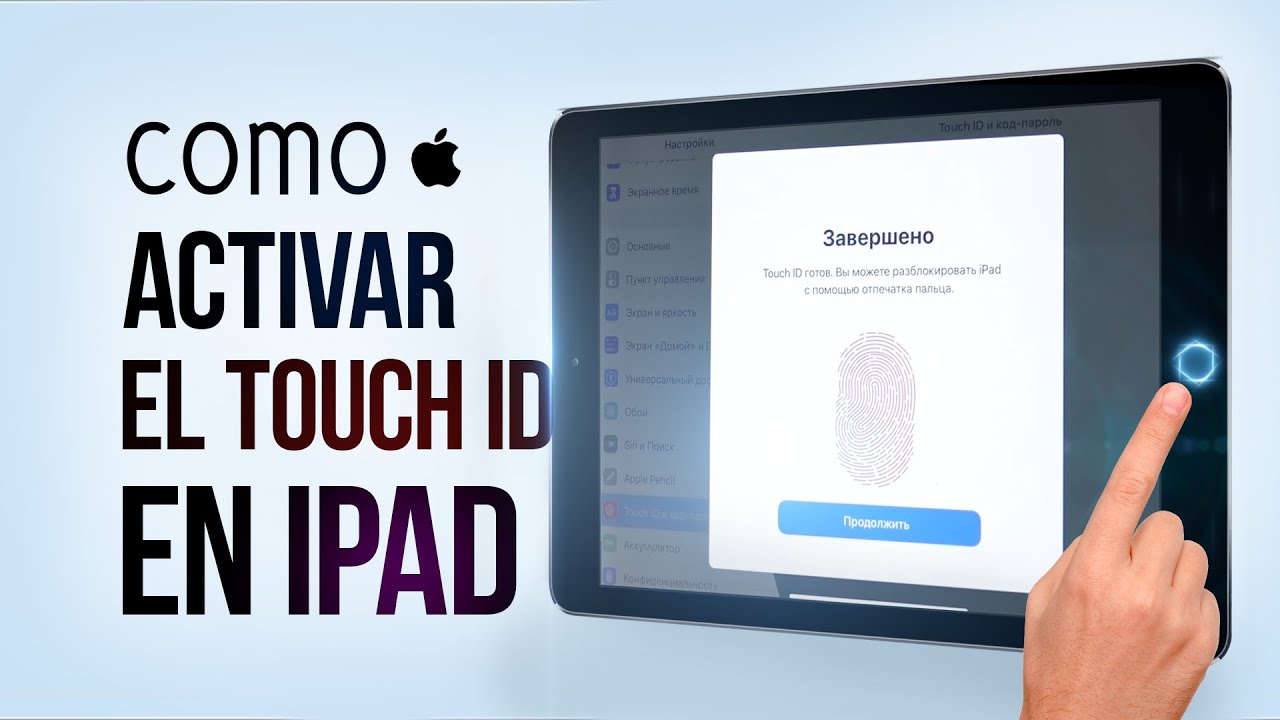 Como activar Touch ID en iPad - YouTube