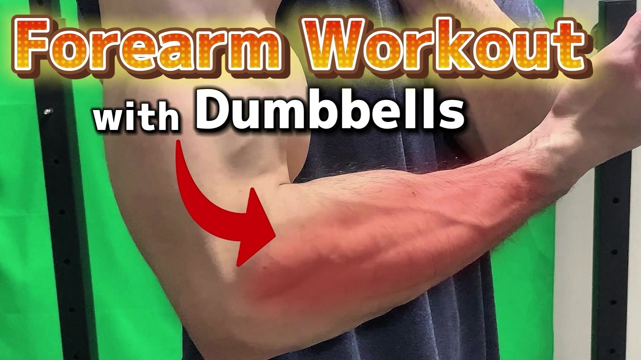 Forearm Workout with Dumbbell at home for Beginners - YouTube